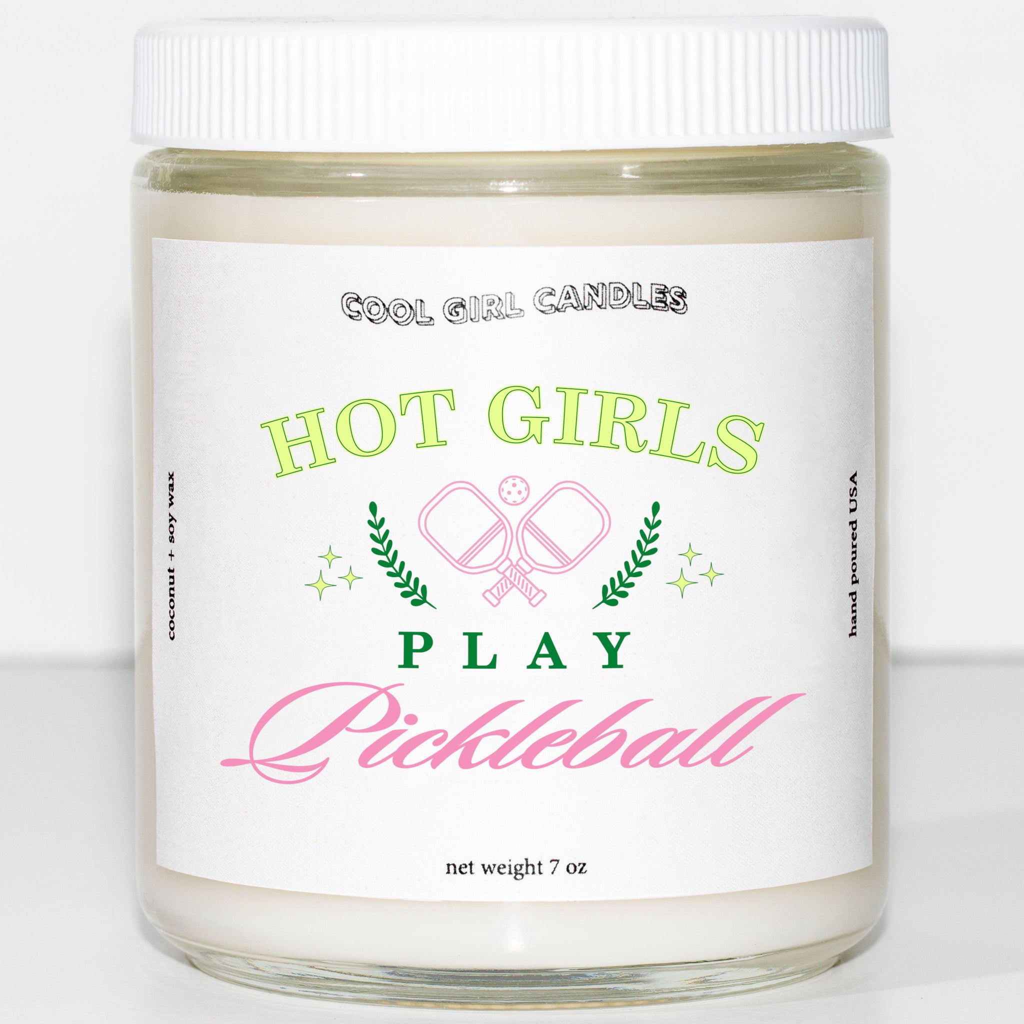 Hot Girls Play Pickleball Candle – Cool Girl Candles