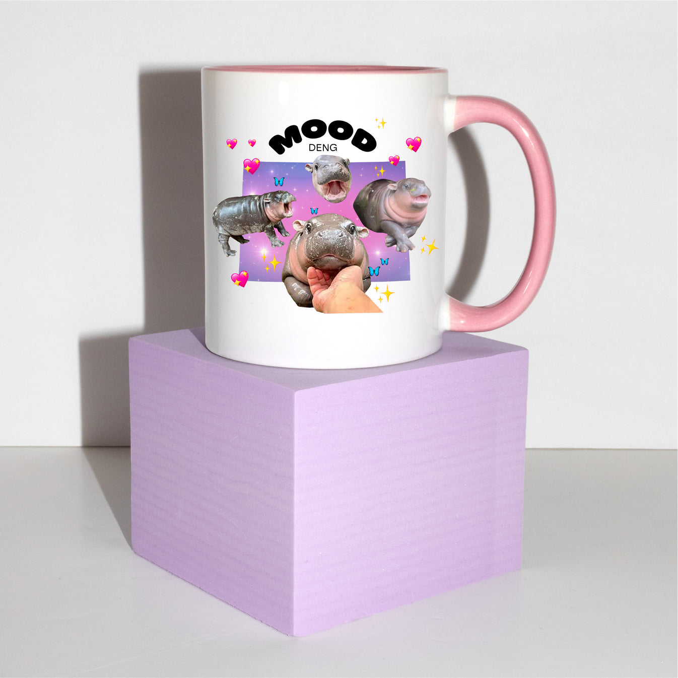 Moo Deng Mood Mug – Cool Girl Candles