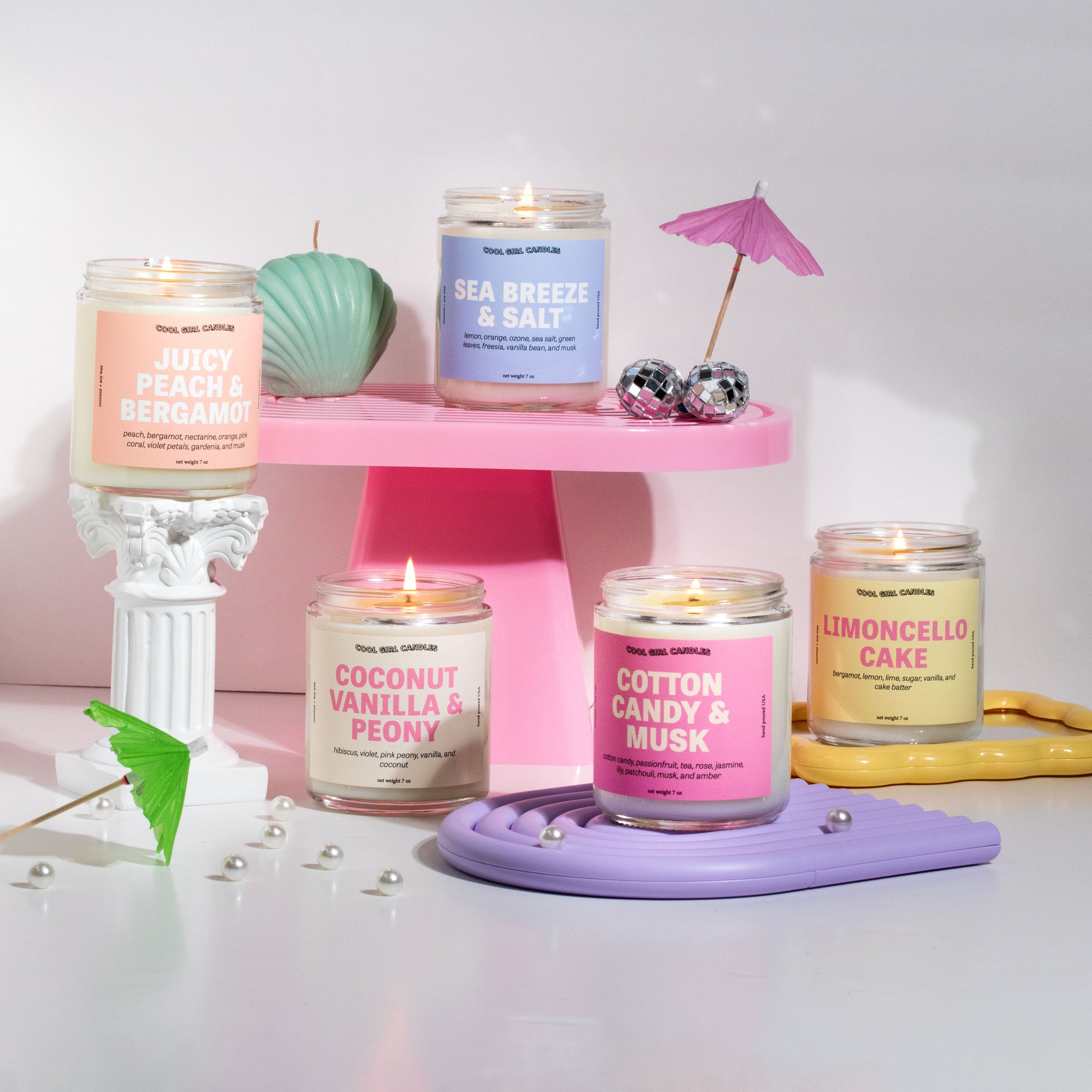 Eco-friendly Cool Scented Candles Made in Dallas | Cool Girl Candles