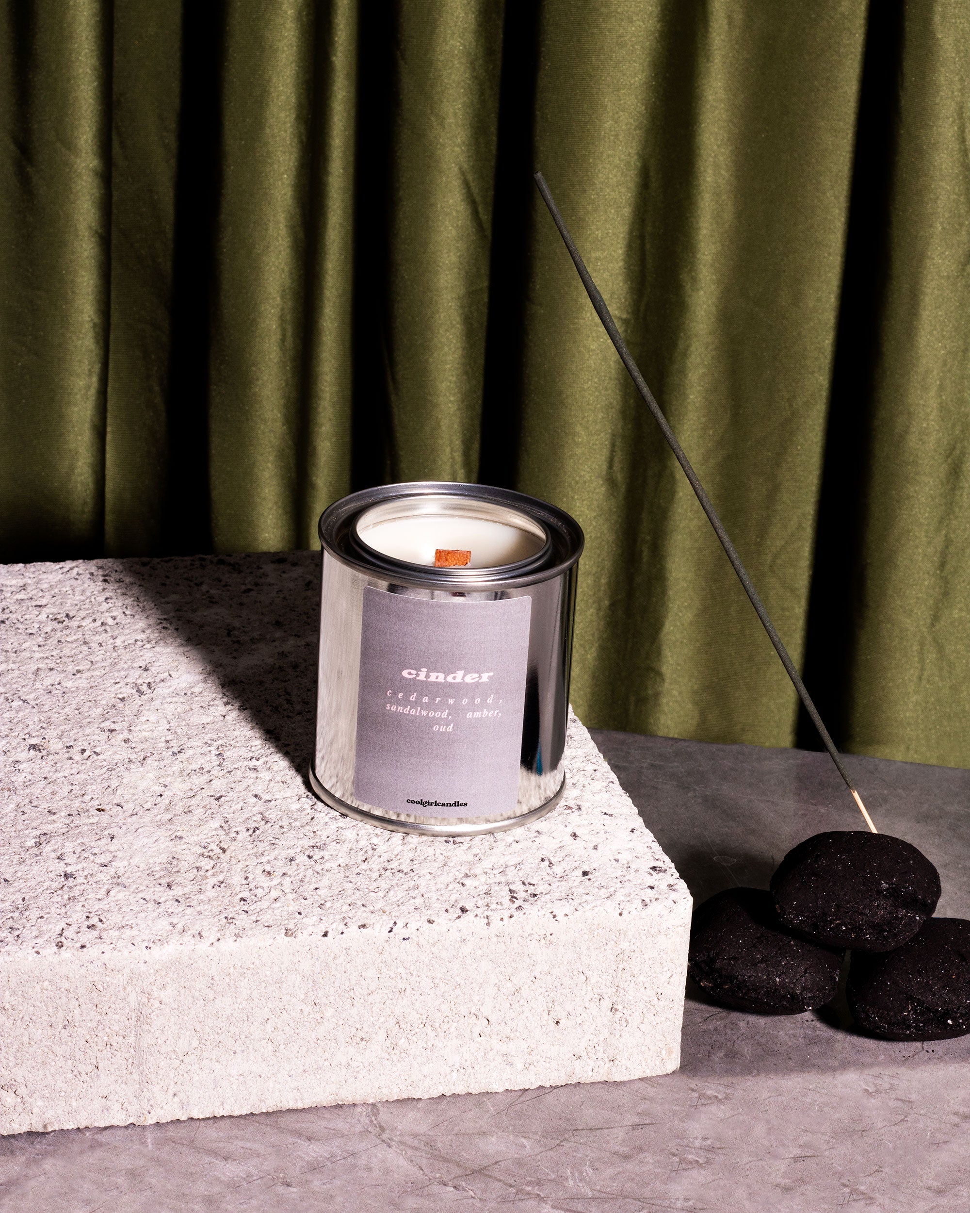 Cinder Candle – Cool Girl Candles